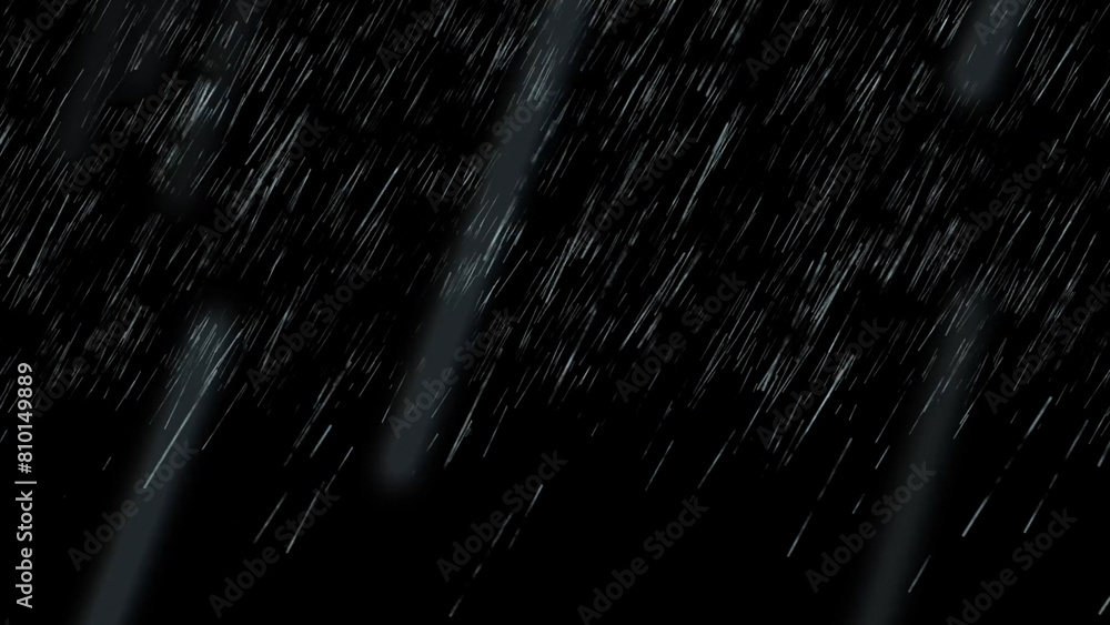 Falling Rain Overlay Creator Stock Template | Adobe Stock