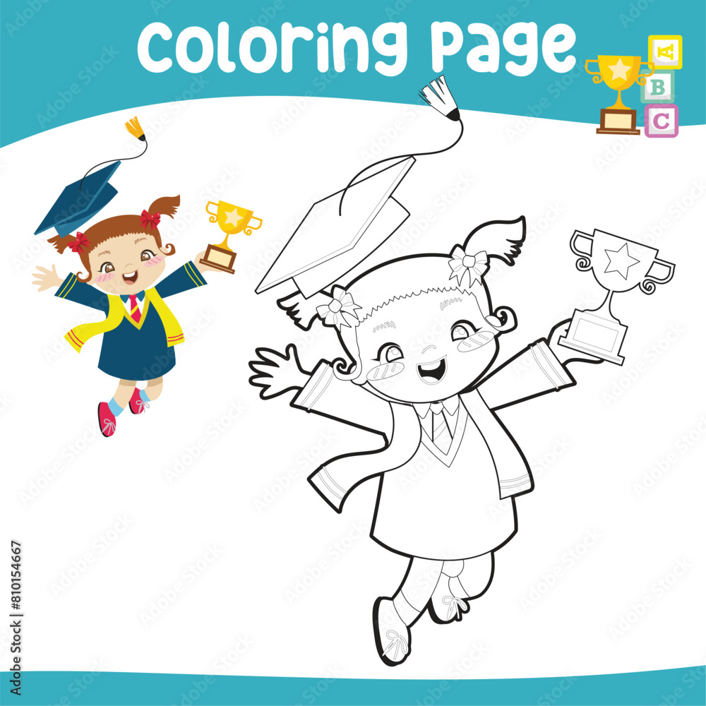 Coloring worksheet page. Educational printable coloring worksheet ...