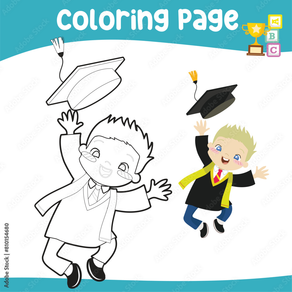 Coloring worksheet page. Educational printable coloring worksheet ...