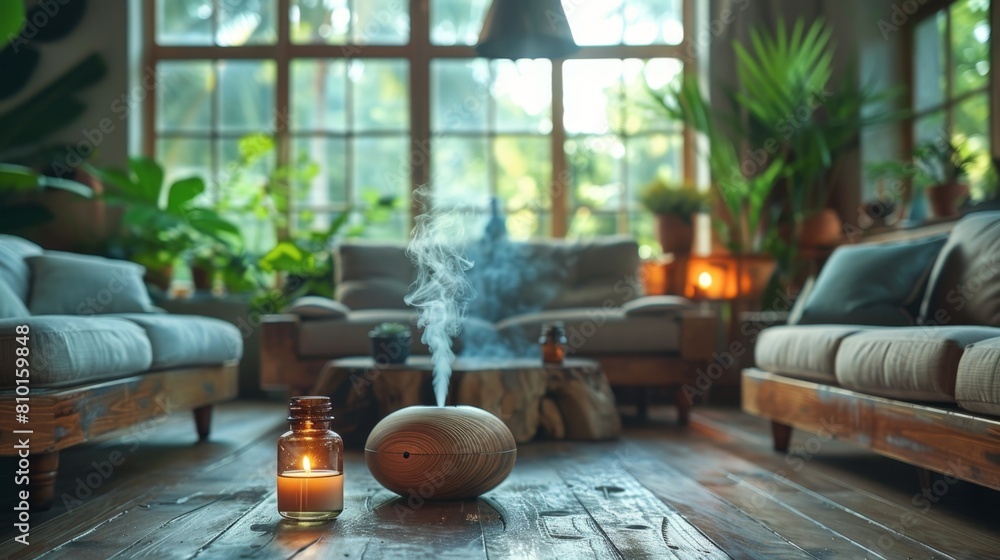 aromatherapy for meditation, using essential oils and a diffuser in ...