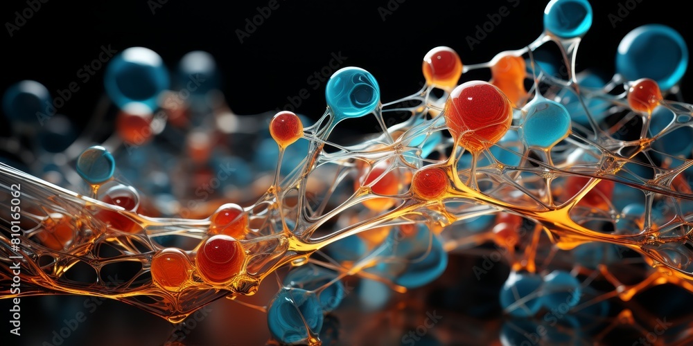 Molecular structure of organic compounds Stock Illustration | Adobe Stock