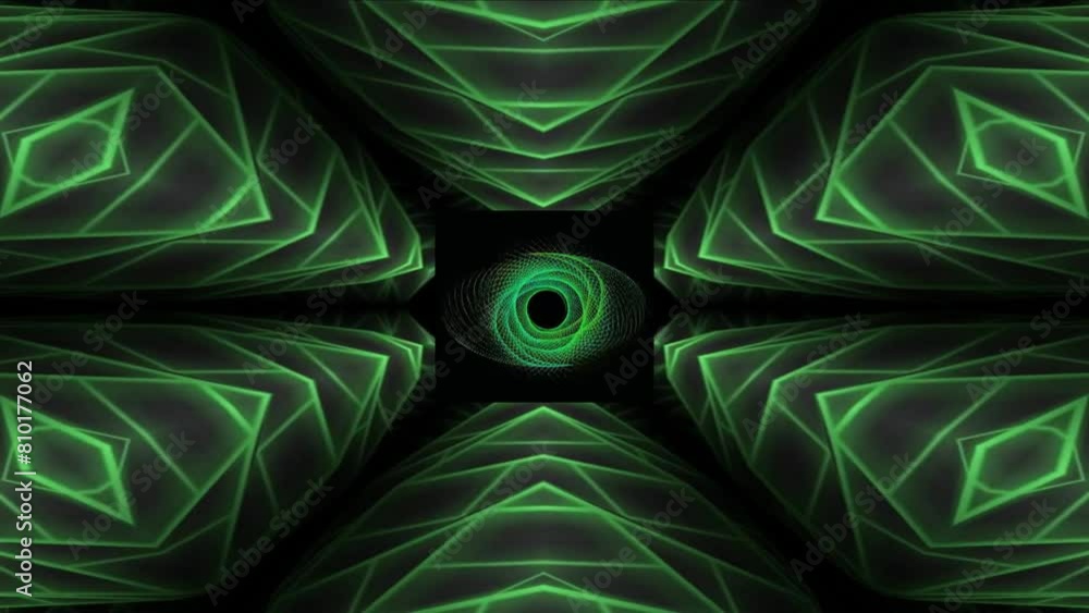 Kaleidoscopic animation as a symbol of Saudi Vision 2030 Stock Video ...