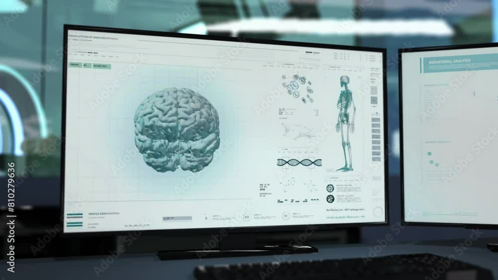 Dangerous Brain Cancer Tumor X-ray Examination At An Oncological ...
