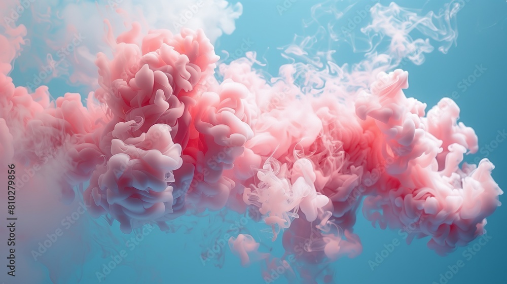 Pink color abstract smoke background with copy space,wallpaper concept ...