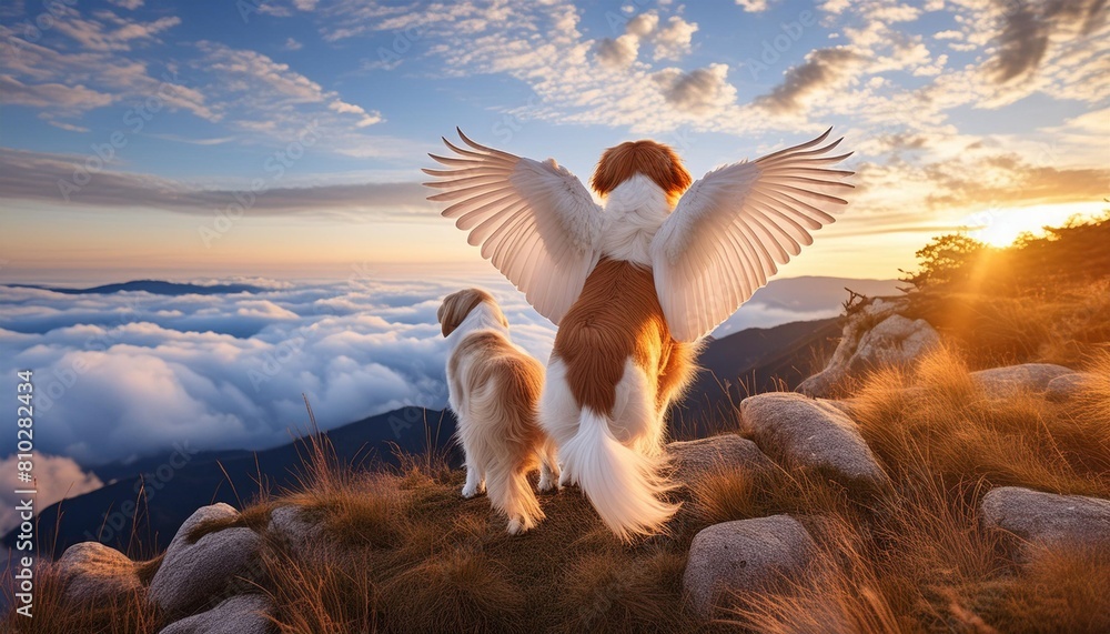 witness the extraordinary as dogs defy gravity sprouting magnificent ...