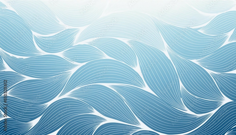 Elegant light blue wave pattern background. Soft and soothing gradient ...