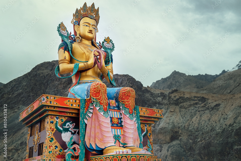 Diskit Gompa is a centuries-old Buddhist monastery located in the Nubra ...