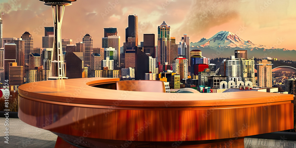 Seattle City Desk: An urban-inspired workstation with a sleek L-shaped ...