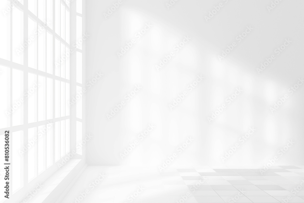 Authentic shadow overlay effect of a window frame, isolated as a PNG ...