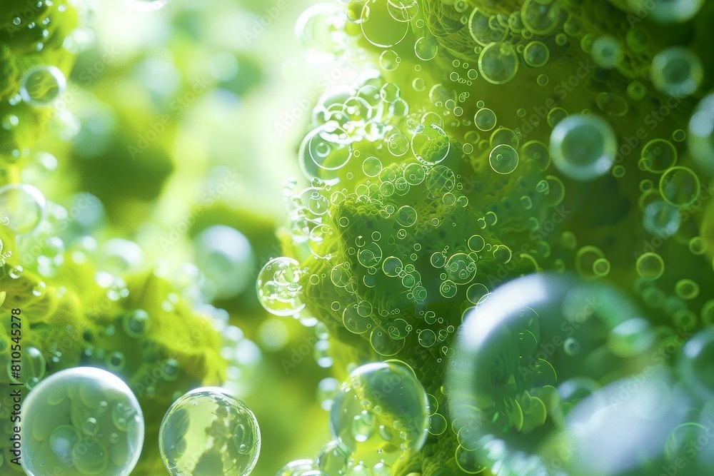 Visualization of photosynthesis at the molecular level Stock ...