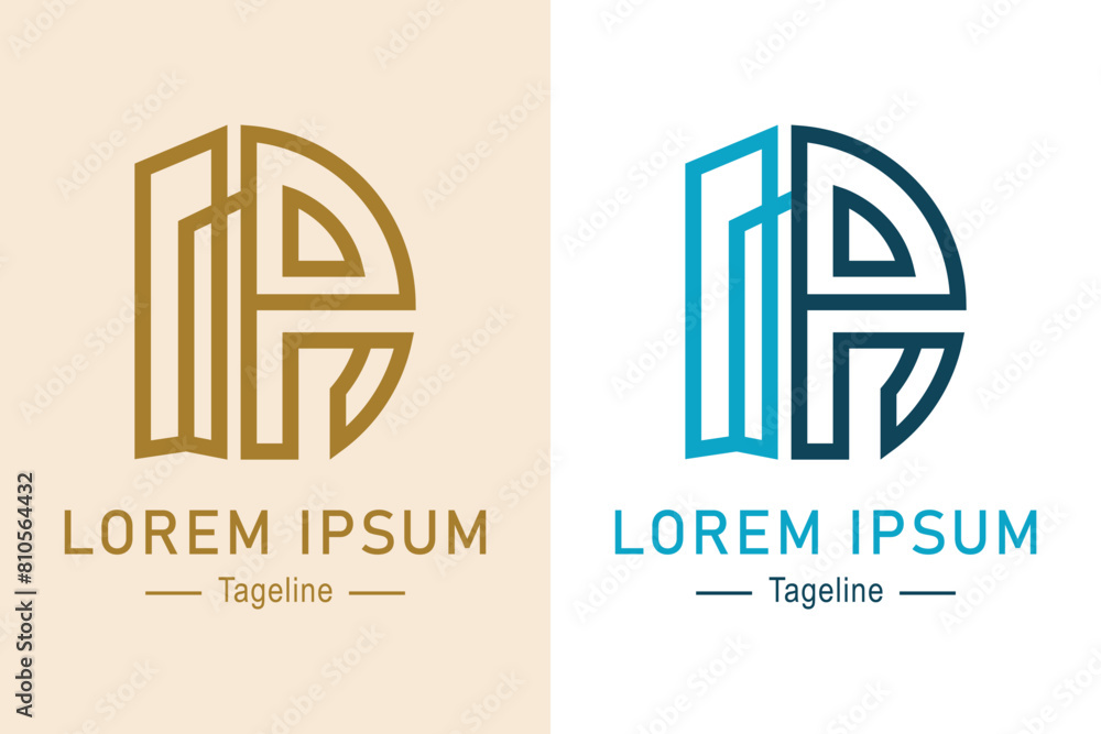 building logo. creative simple logo letter A with building. suitable ...