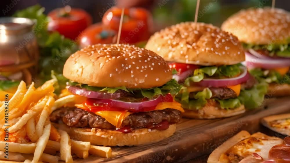 The Dangers of Overeating: Unhealthy Fast Food Choices. Concept Dangers ... The Dangers of Overeating: Unhealthy Fast Food Choices. Concept Dangers ...