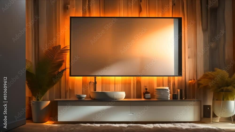 Transform walls with sleek ISO paper size frame mockup for home or ...