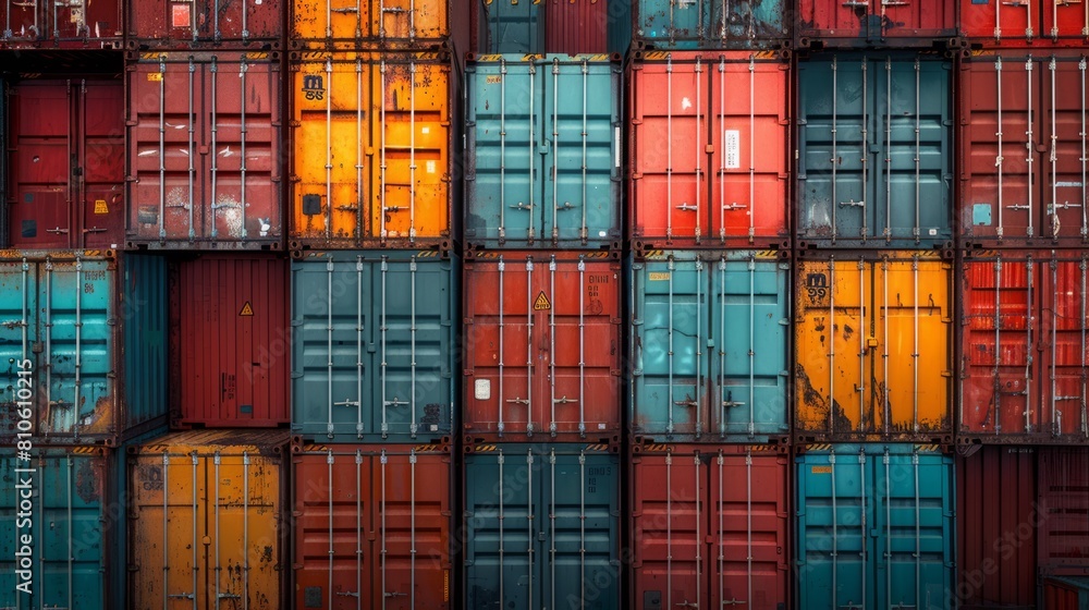 Container There is a lot of overlapping. creating a unique perspective ...