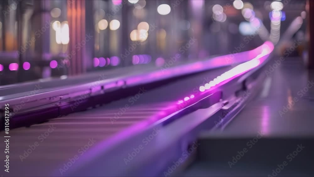 Automated conveyor system scans and routes packages in real time ...