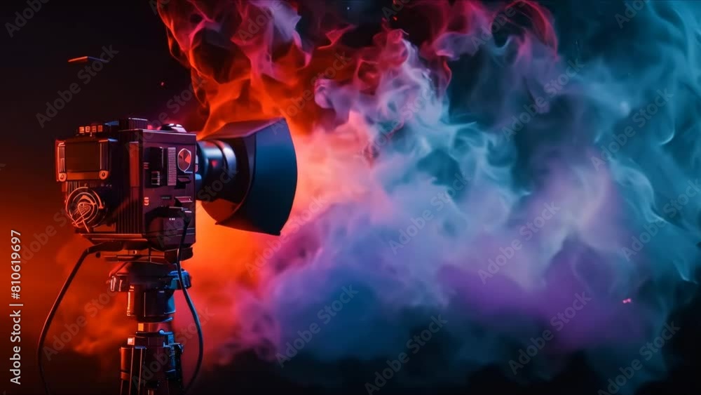 Create engaging image of iconic movie scenes with evolving special ...