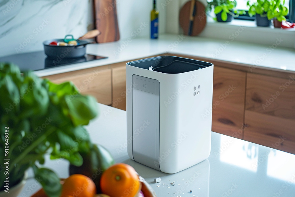 Poster Automated kitchen bin uses AI to differentiate between ...