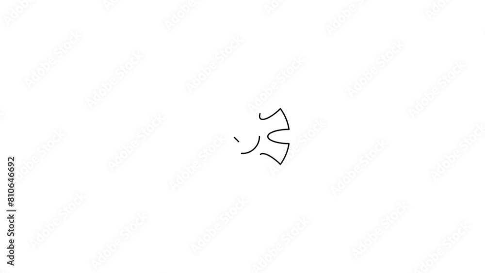 settings white icon with tick mark symbol 4k animation on white ...