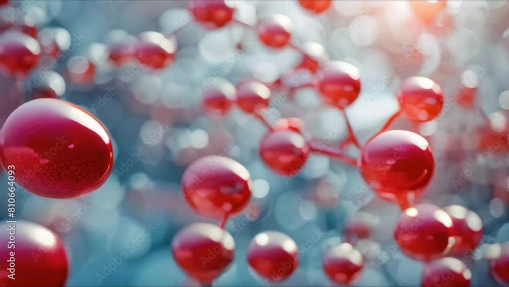 Numerous molecular formulas in various branches converging towards a ...