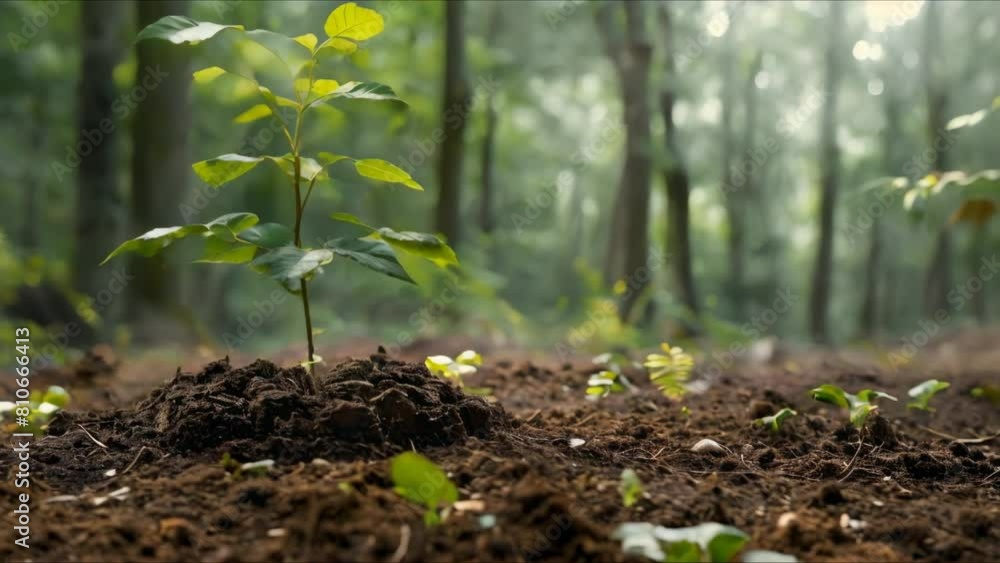 Honoring a loved one's memory by planting a family tree in a peaceful ...
