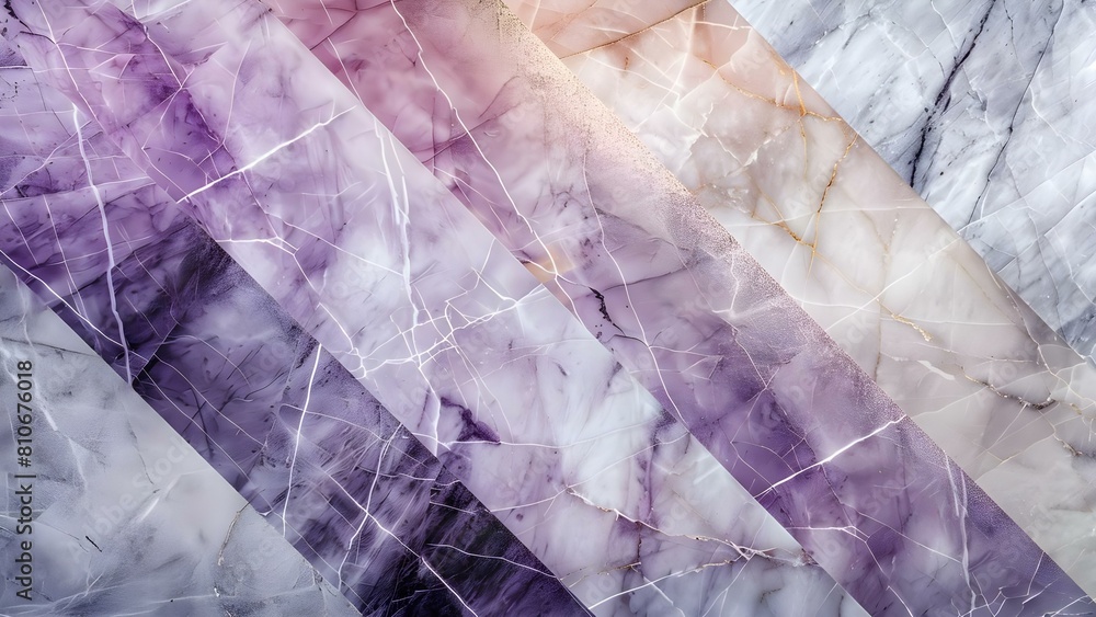 Geometric Marble Inlay Wall Tiles with Metallic Foil Textures: Abstract ...