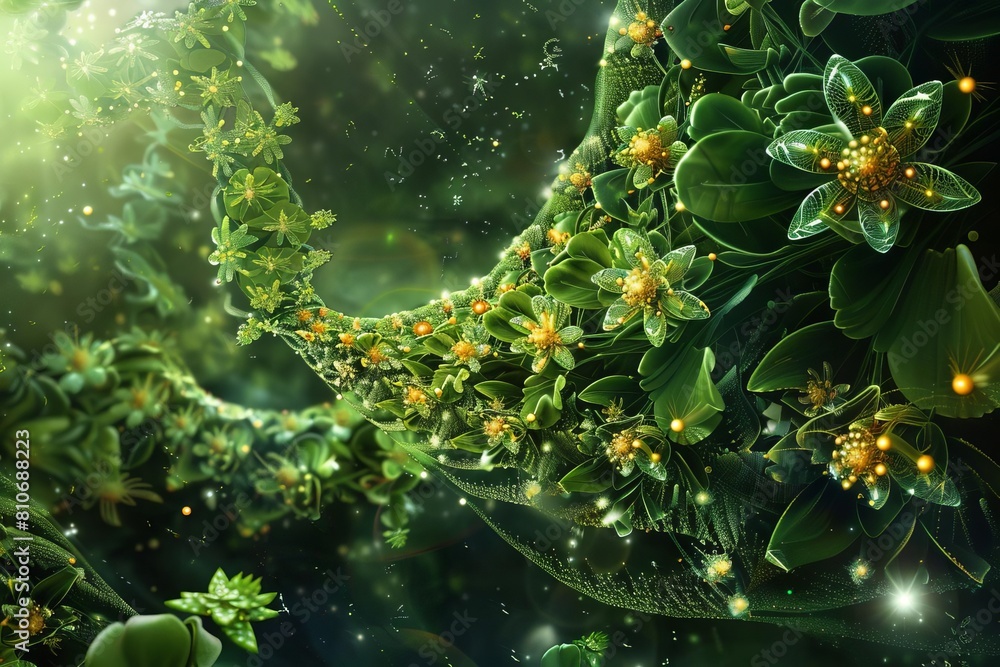 Visualization of photosynthesis at the molecular level Stock Photo ...