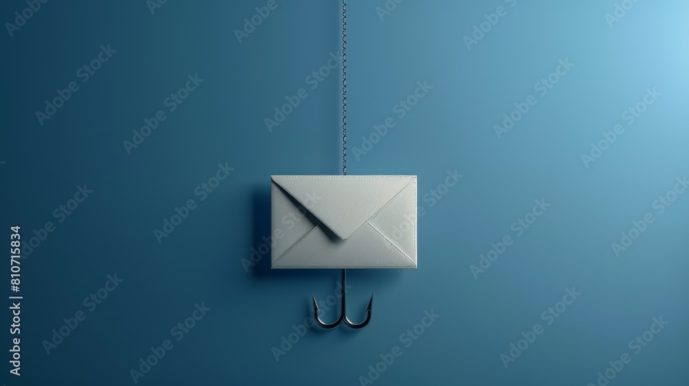 Phishing Awareness A conceptual image of a fishing hook disguised as an ...