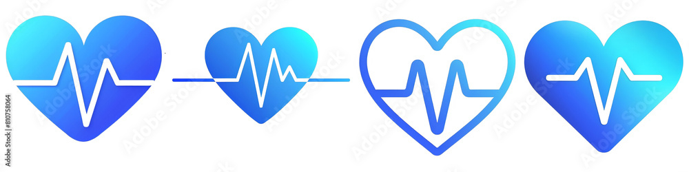 Health Monitor clipart collection, symbol, logos, icons isolated on ...