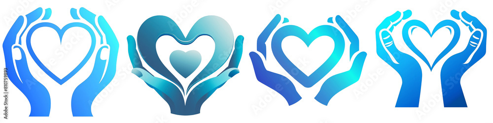 Caring clipart collection, symbol, logos, icons isolated on transparent ...