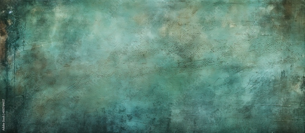 The grungy green texture has a wide and aged appearance with a faded ...