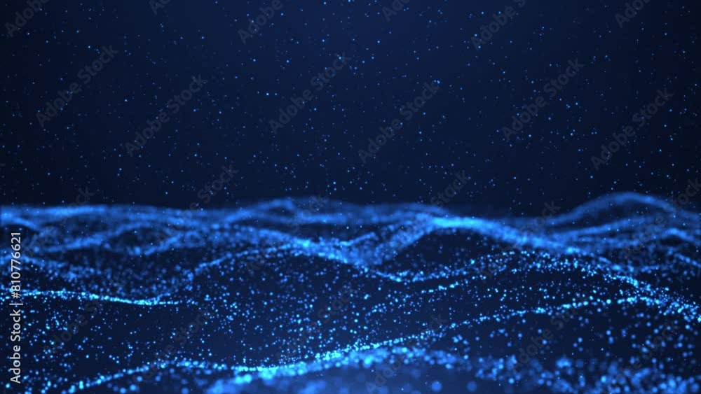 Abstract particle waves, background lights, futuristic digital background c waving smooth lines ...