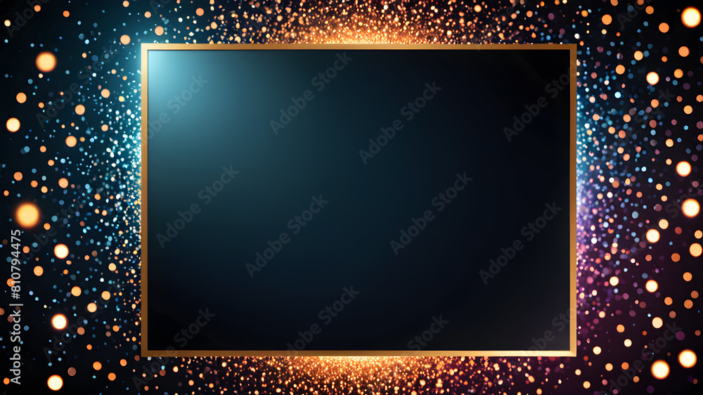 Template frame design for greeting card. Invitation card template ...