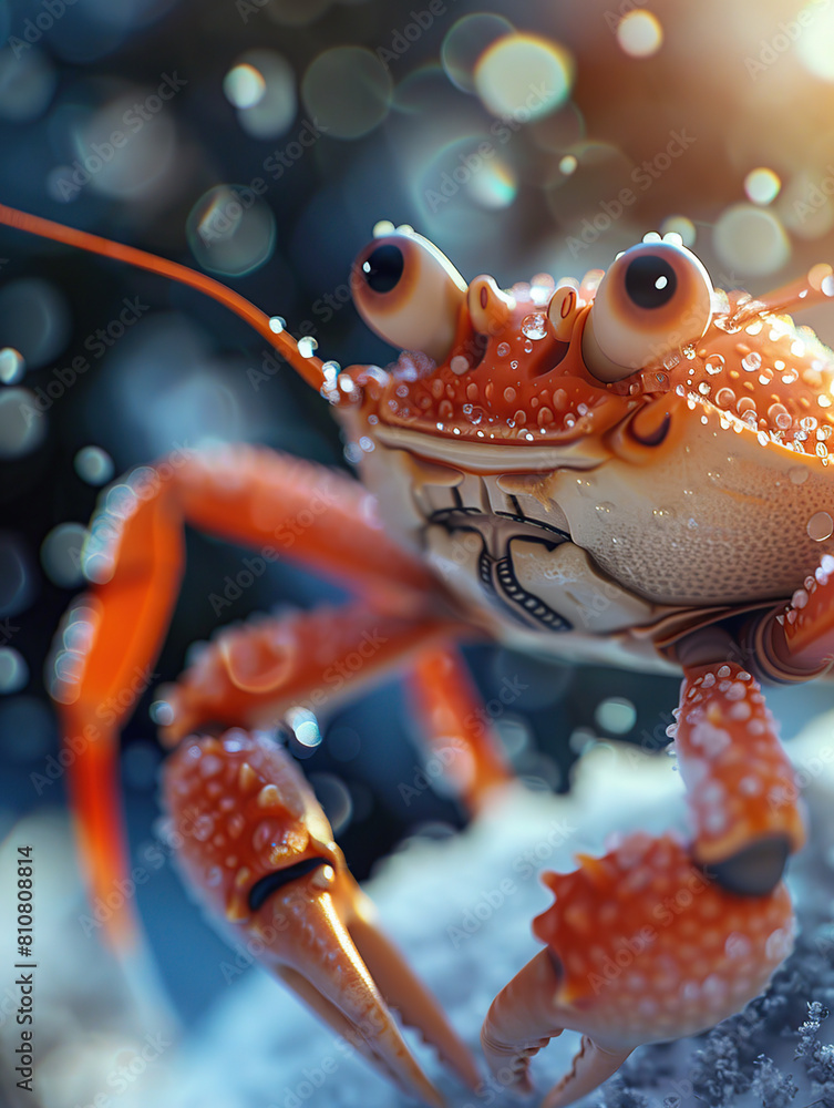 crab, ocean, claws, shell, beach, sea, marine, crustacean, sand, water ...