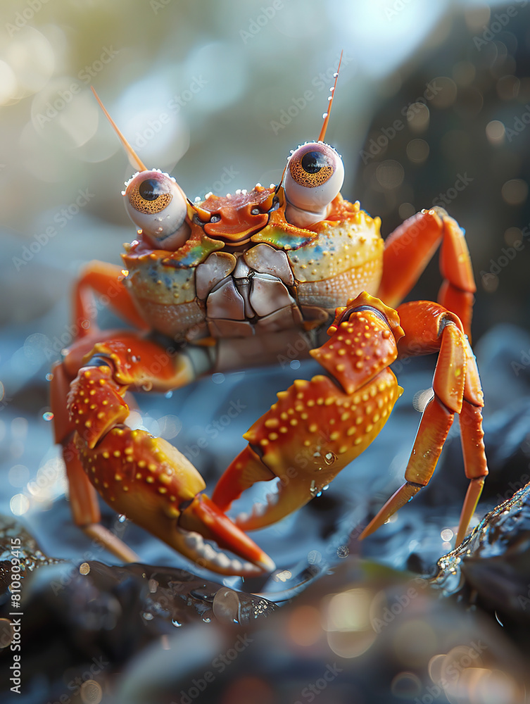 crab, ocean, claws, shell, beach, sea, marine, crustacean, sand, water ...