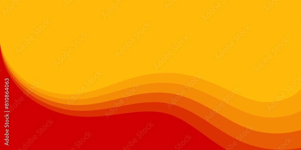 Abstract orange and red wave background. Orange curve background Stock ...