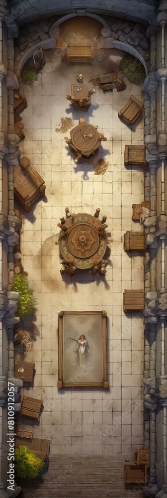 DnD Battlemap battlemap, chapel, skirmish, tabletop, wargame, strategy ...
