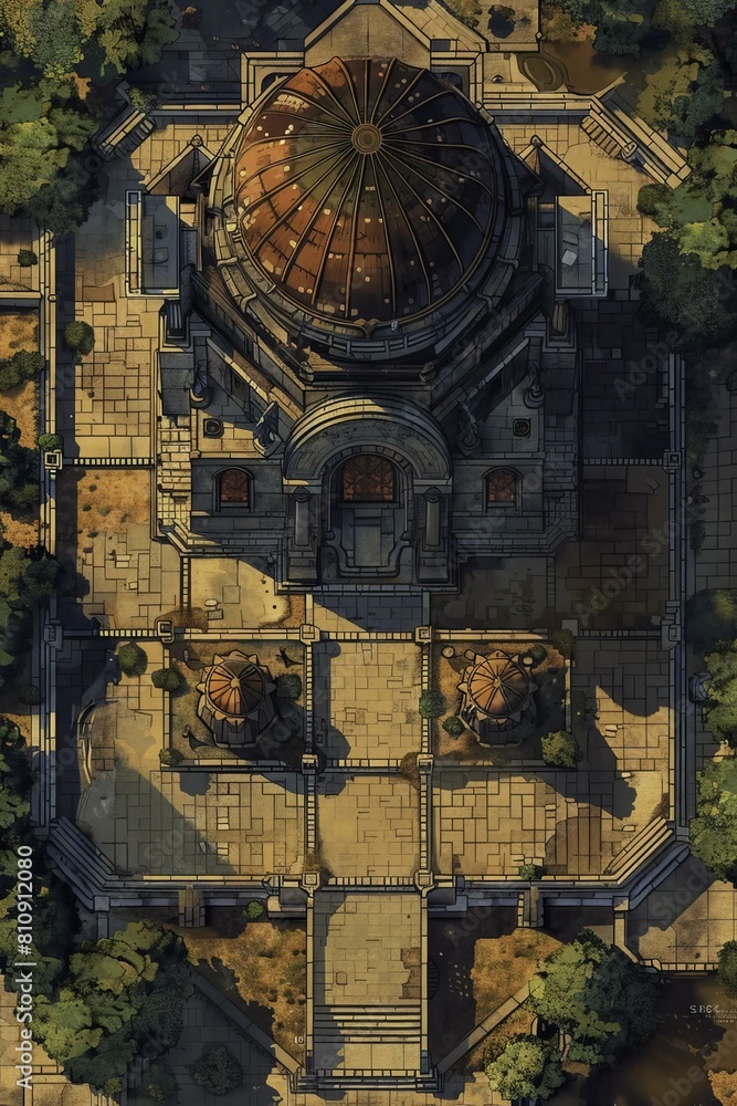 DnD Battlemap church, astral, ascendance, mystical, worship, place ...