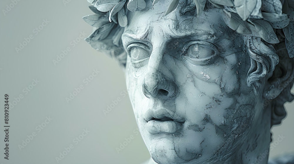 Ancient Greek statue of an ancient Roman senator in marble. Ancient ...