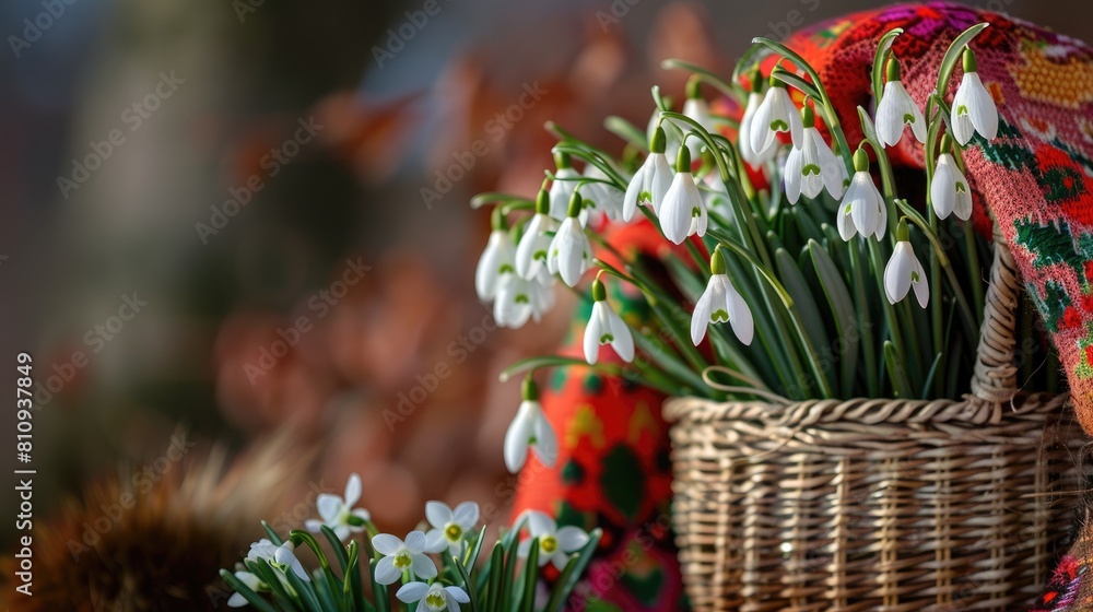 Embrace the delightful sight of a spring backdrop adorned with the ...