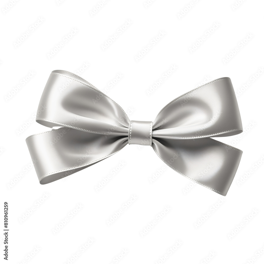 gray bow png top view gray satin bow Flat lay gray bow png. Isolated ...