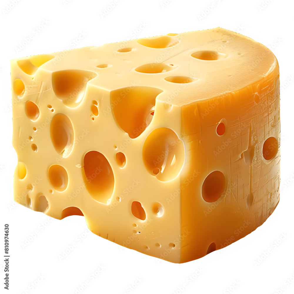 cheese icon, isometric visual on transparent background, 3d blender ...