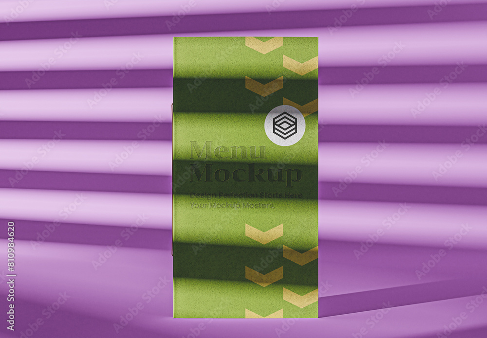Restaurant Menu Cover Mockup Stock Template | Adobe Stock