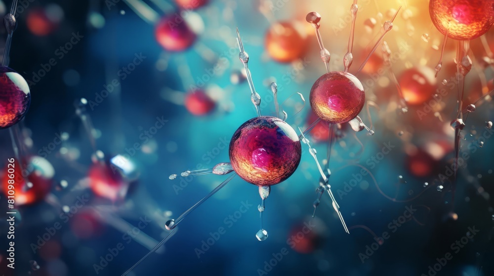 Conceptual image of stem cells in regenerative medicine, highlighting ...