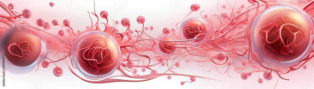 Detailed illustration of a human oocyte, highlighting its structure and ...