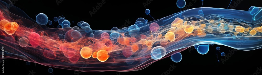 Highdefinition image of muscle cells in action, showing contraction ...