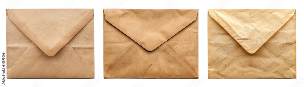 Envelope top view isolate on transparency background PNG Stock Photo ...