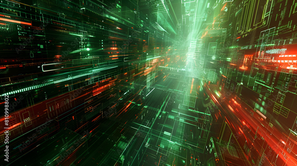 Wallpaper of binary code and binary language concept pattern and big ...