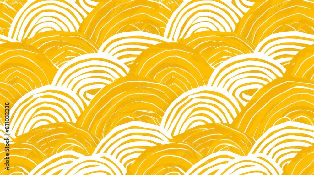 Pasta noodle seamless pattern background. Japanese and Chinese ramen ...