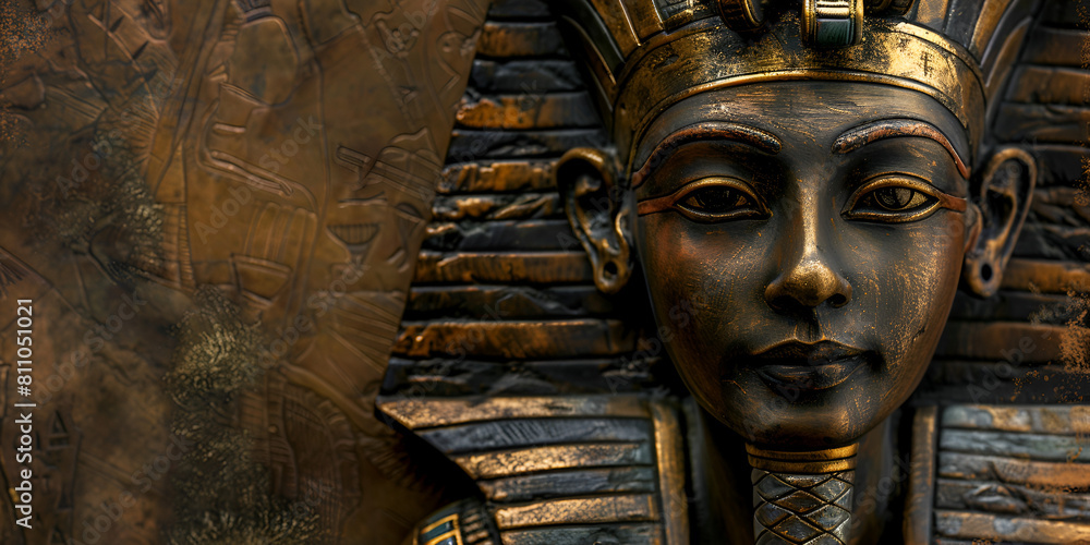 statue of woman king in the museum,classic art, historical significance ...