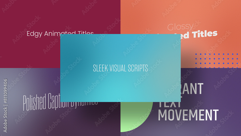 Classic Text Flow | Animated Titles with Control Panels Stock Template ...